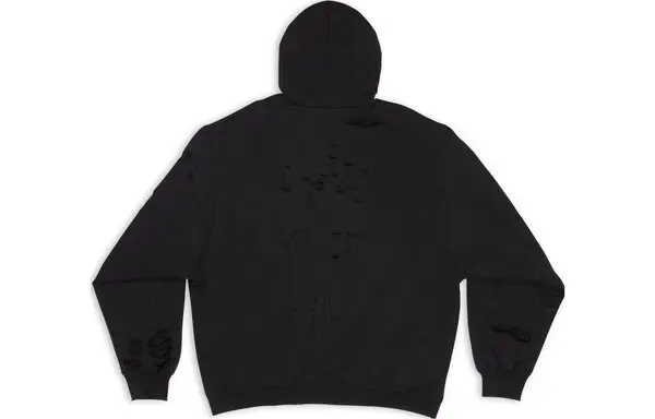 Balenciaga Caps Destroyed Hoodie