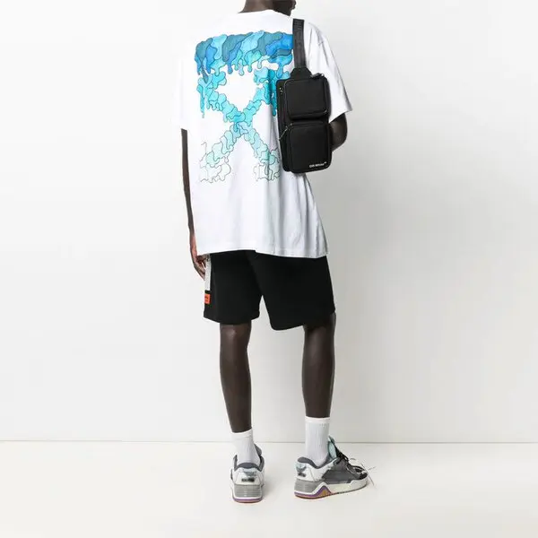 Off-White Ss21 Alphabet Printing Short Sleeve Loose Fit - White