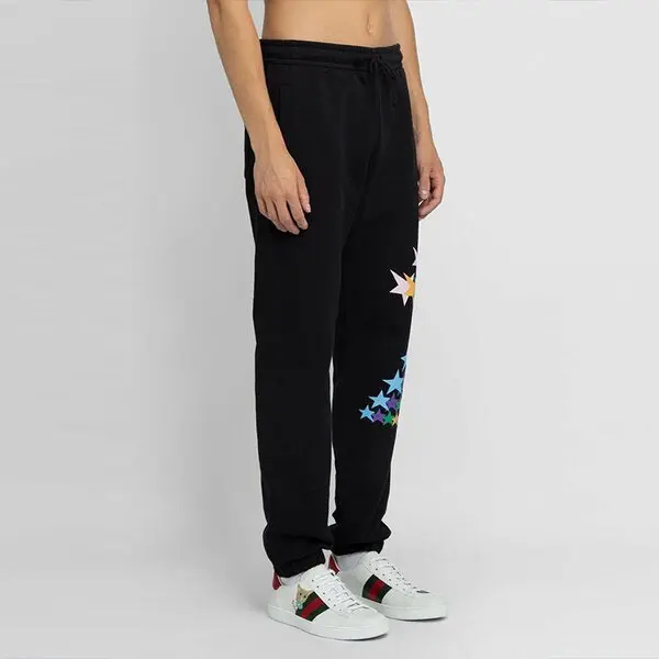 Gucci Off-white Graphic Print Lounge Pants