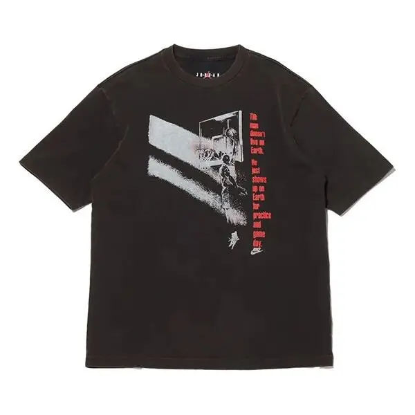 JORDAN Flight Basketball T-shirt - Black