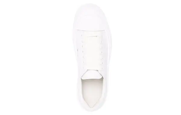 Alexander McQueen Deck Plimsoll Lace-up Sneakers - White