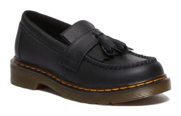 Dr. Martens Adrian Softy T Leather Tassel Loafers - Black