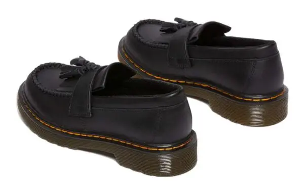 Dr. Martens Adrian Softy T Leather Tassel Loafers - Black