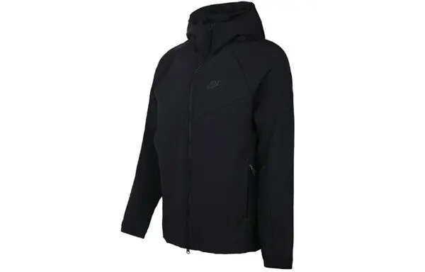 Nike Logo Printing Splicing Hooded Jacket