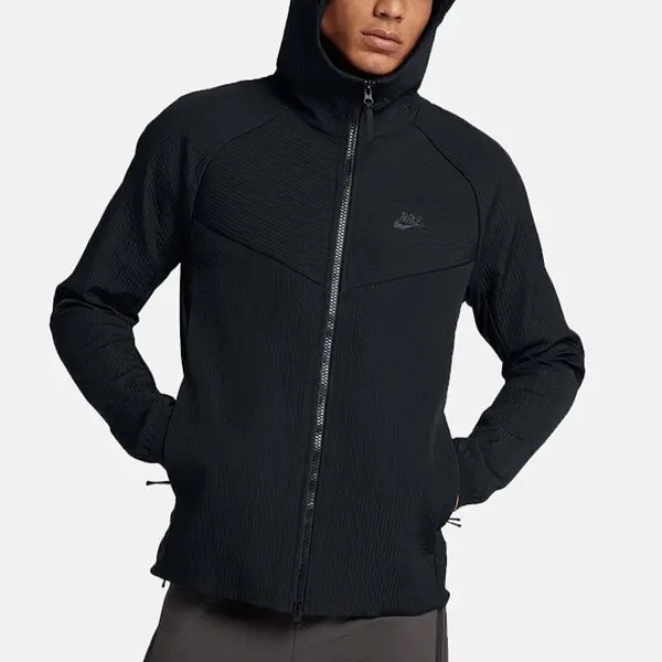Nike Logo Printing Splicing Hooded Jacket