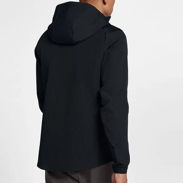 Nike Logo Printing Splicing Hooded Jacket