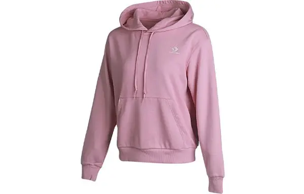 CONVERSE Letter Basical Hooded Pullover
