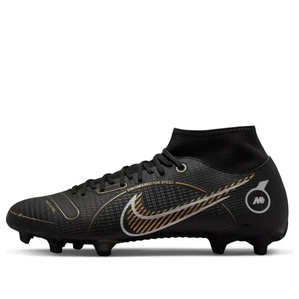 Nike Mercurial Superfly 8 Academy Fg Mg 'shadow Pack' High Top Sneakers - Black
