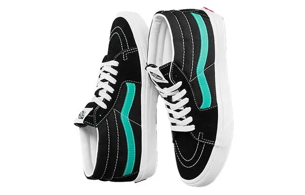 VANS Sk8-mid 'classic Sport' Sneakers - Black/blue