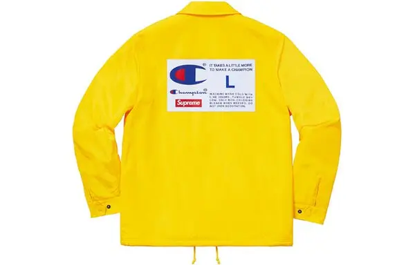 Supreme Fw18 X Champion Label Coaches Jacket