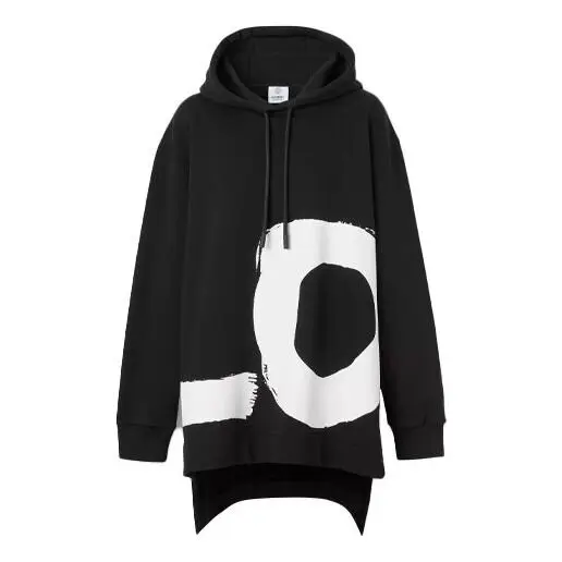 Burberry Love Long Sleeve Hoodie - Black