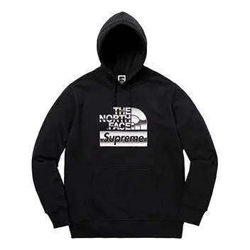Supreme Ss18 X The North Face Metallic Hooded Sweatshirt