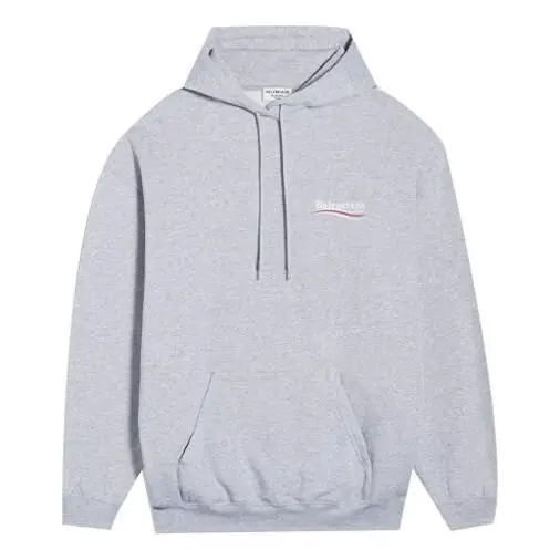 Balenciaga Political Campaign Hoodie - Grey
