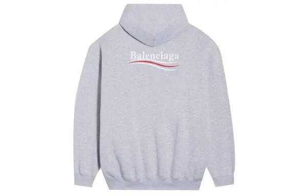Balenciaga Political Campaign Hoodie - Grey