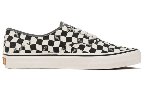 VANS Authentic Vr3 Sf Low Top Sneakers With Checkerboard Motif - Black/white