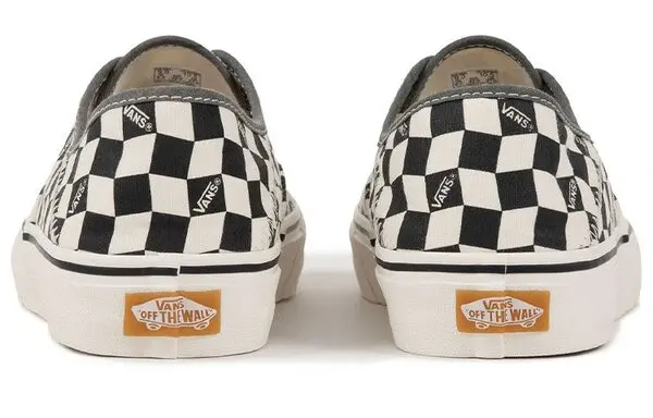 VANS Authentic Vr3 Sf Low Top Sneakers With Checkerboard Motif - Black/white