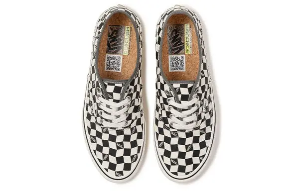 VANS Authentic Vr3 Sf Low Top Sneakers With Checkerboard Motif - Black/white