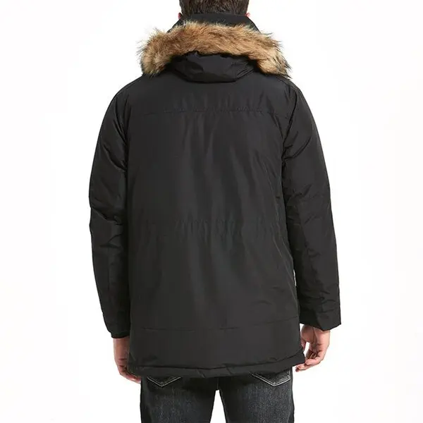 NEW BALANCE Warm Winter Down Jacket Asia Sizing 'black Brown