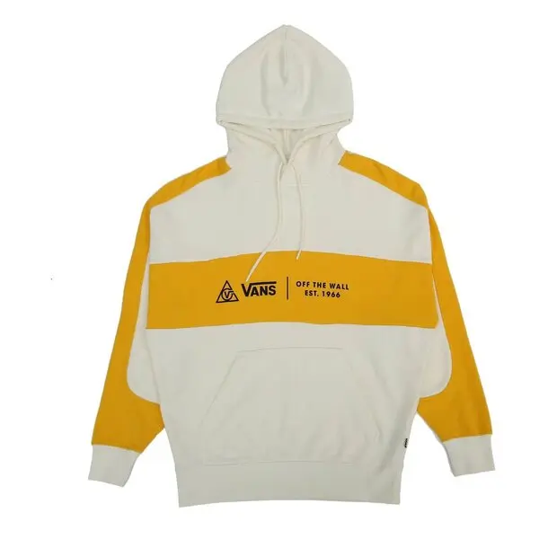 VANS Colorblocked Pullover Hoodie - White/yellow