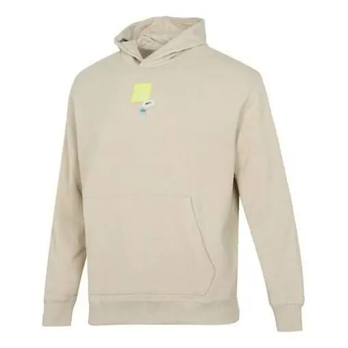 PUMA Oversized Graphic Logo Hoodie - Beige