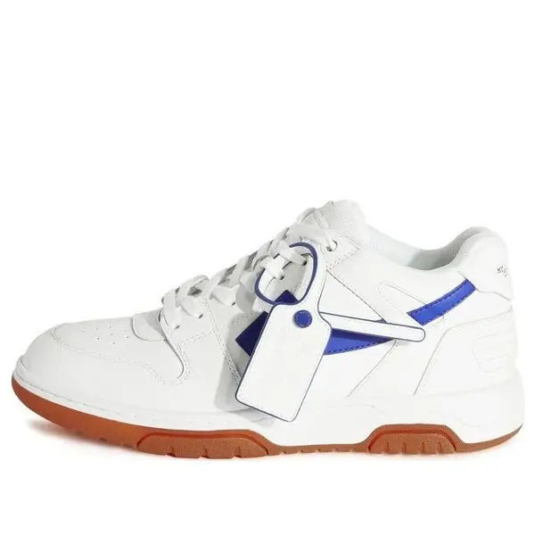 Off-White Out Of Office" Low-top Sneakers - White/blue/brown