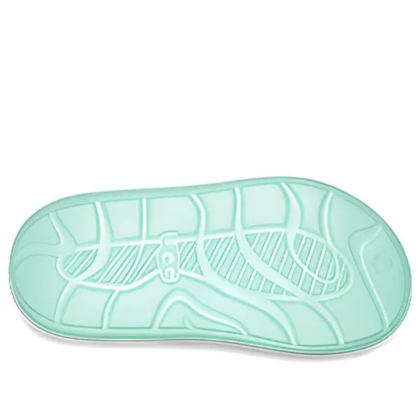 UGG Fluff Yeah Slide Sandals - Green