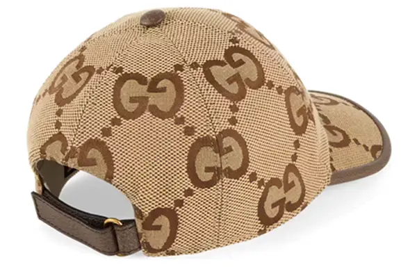 Gucci Jumbo Gg Canvas Baseball Hat - Tan