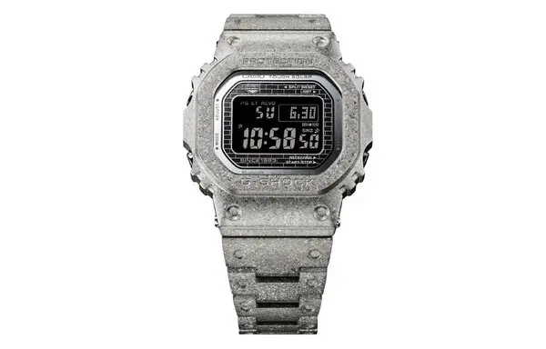 Casio G-shock Stainless Steel Digital Watch - Silver/black