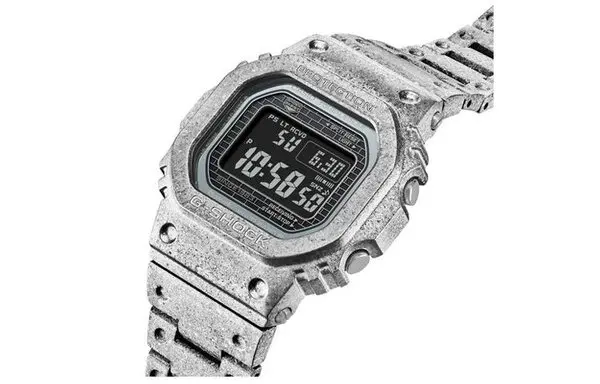 Casio G-shock Stainless Steel Digital Watch - Silver/black