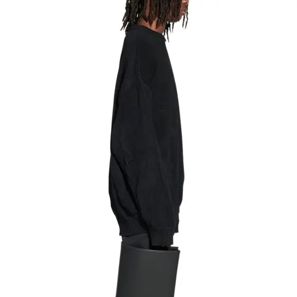 Balenciaga Bb Paris Icon Sweater - Black