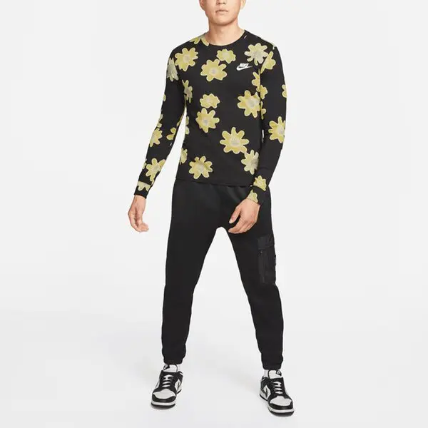 Nike Long Sleeve Crewneck With Floral Print