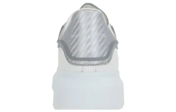 Alexander McQueen Oversized Low-top Sneakers - White/silver