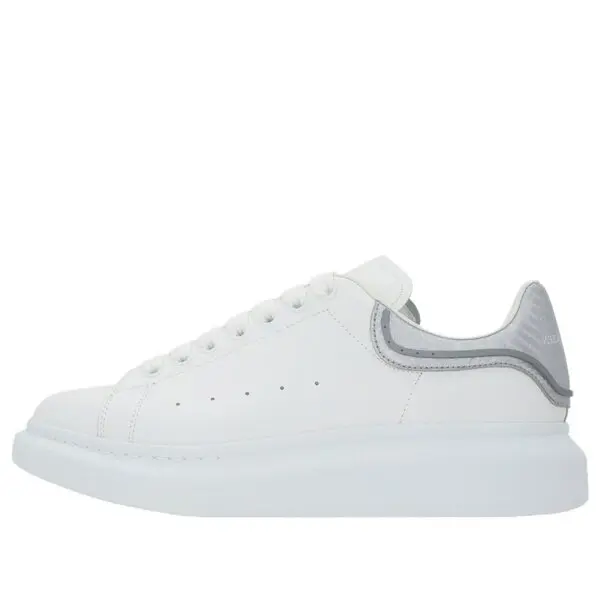Alexander McQueen Oversized Low-top Sneakers - White/silver