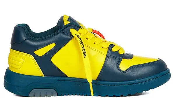 Off-White Out Of Office Low Sneakers - Blue/yellow