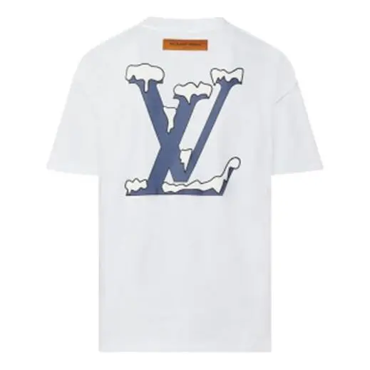 LOUIS VUITTON Ss22 Logo Alphabet Printing Short Sleeve - White
