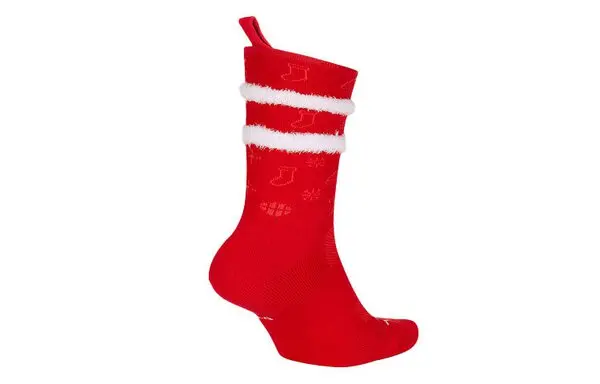 Nike Elite Crew Christmas Sports Socks - Red