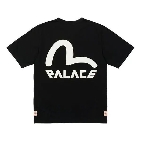 PALACE X Evisu Seagull Logo T-shirt - Black