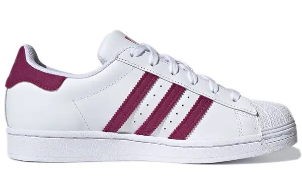 Adidas Originals Superstar Sneakers - White/red/gold