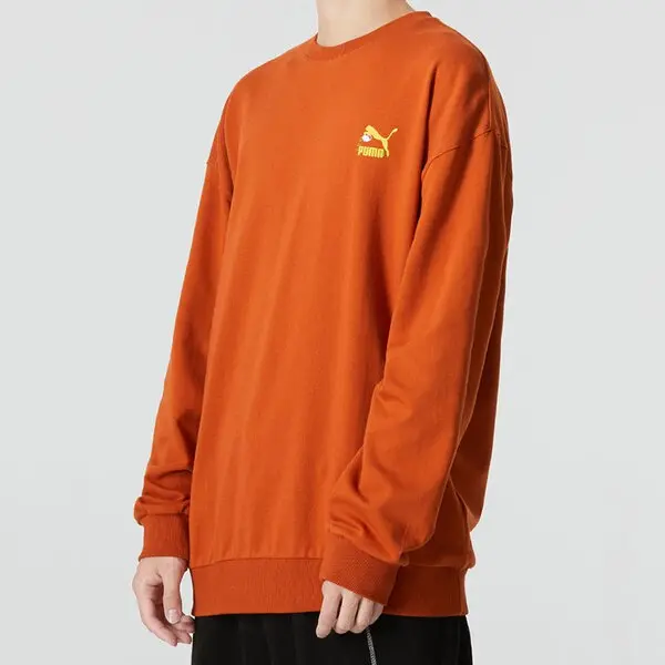 PUMA Logo Crew Neck Sweatshirt