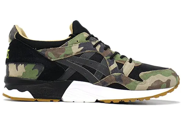 Asics X Atmos Gel-lyte V Woodland Camo - Black/green