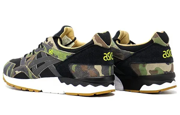 Asics X Atmos Gel-lyte V Woodland Camo - Black/green
