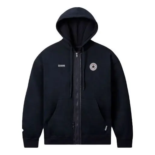 CONVERSE X Thisisneverthat Utility Fleece Zip-up Hoodie - Navy