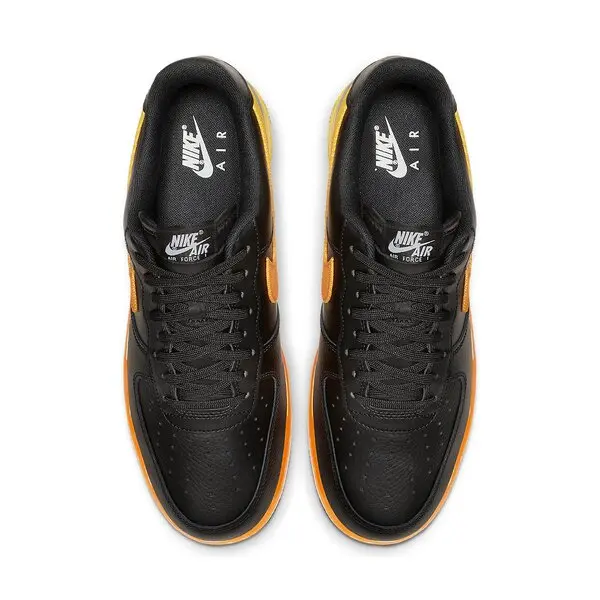 Nike Force 1 Low '07 Lv8 "orange Peel" Sneakers - Black