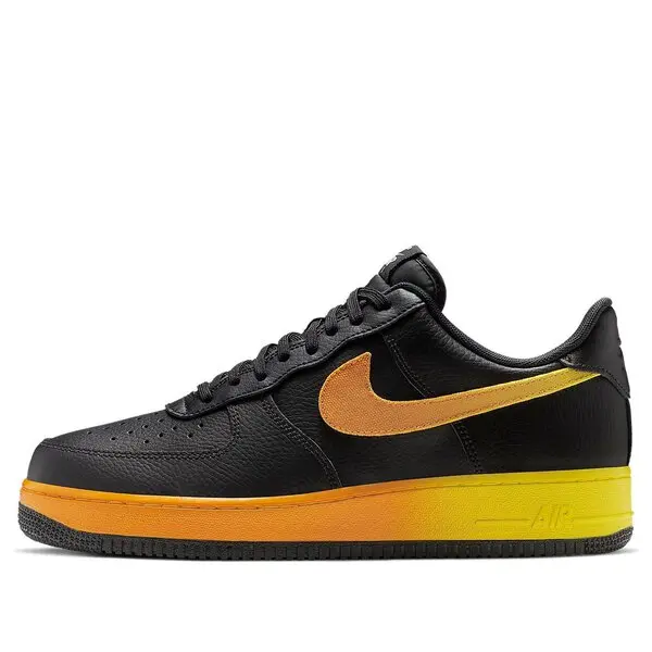Nike Force 1 Low '07 Lv8 "orange Peel" Sneakers - Black