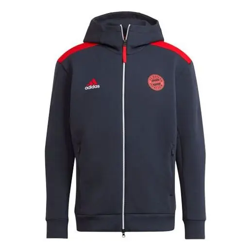 Adidas Fc Bayern Munich Training Hoodie - Dark Blue
