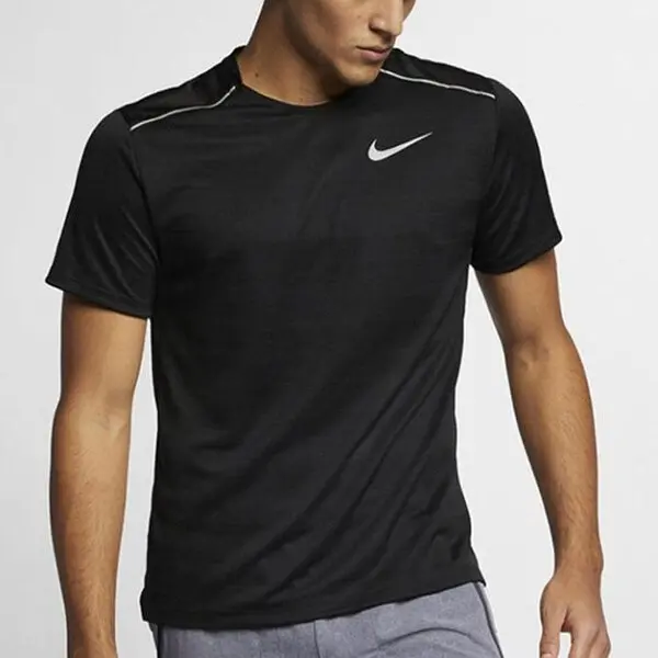 Nike Dri-fit Short Sleeve Running Top - Default Color