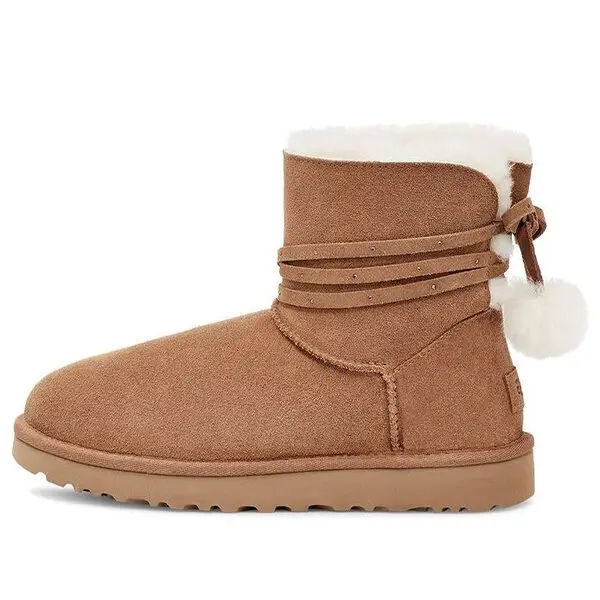 UGG Mini Bailey Bow Pom Boots - Default Colorway