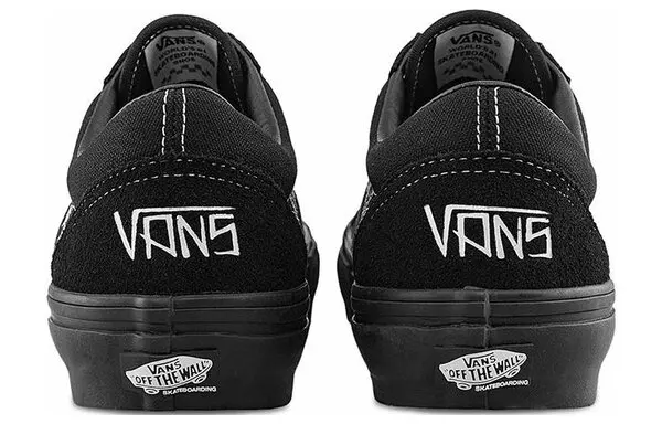 VANS Skate Old Skool Classic Skateboarding Shoes - Black