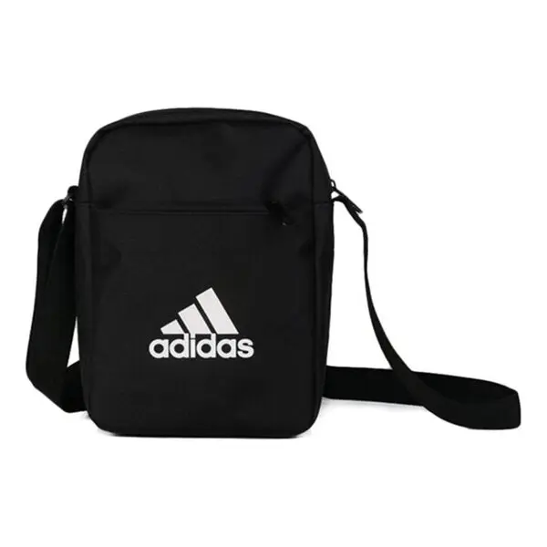 Adidas Classic All-match Multifunction Pocket Crossbody Shoulder Bag - Black