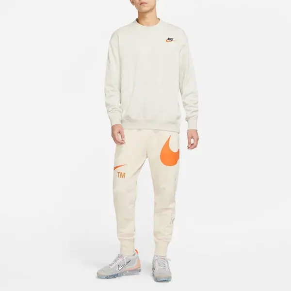 Nike Logo Embroidered Crewneck Pullover